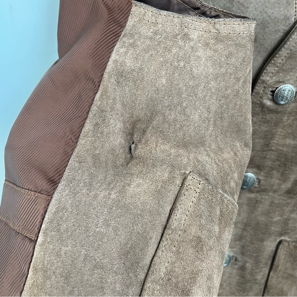 J. Riggins | Jackets & Coats | J Riggins Brown Suede Vest Leather Retro ...